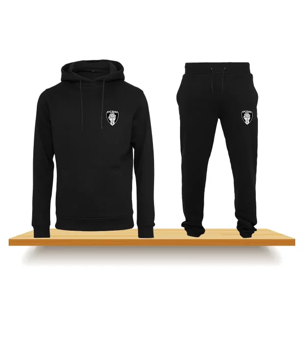 Trainingspak Broek met Hoodie badge Vuist - Haags kado